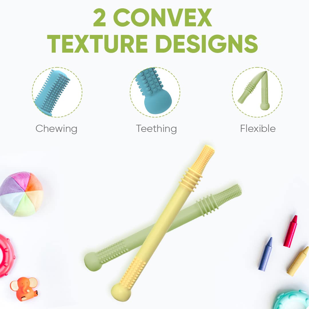 BEBECAN Teething Tubes – 6 Safe, Colorful Baby Soothers | BEBECAN